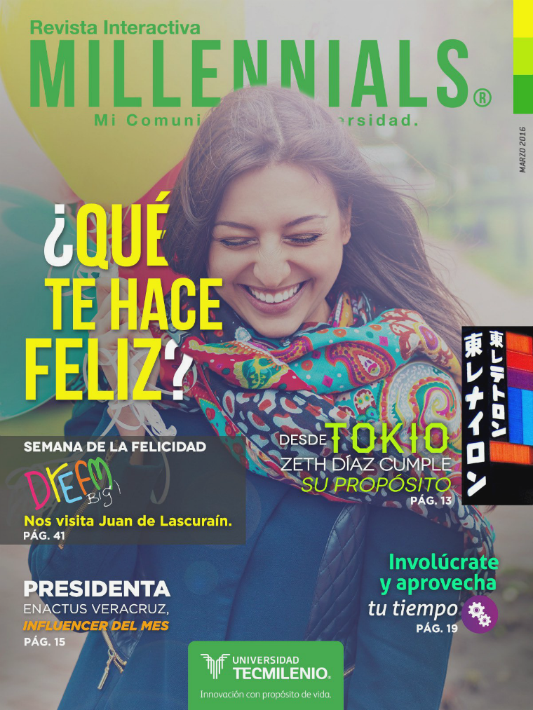 Revista Millennials Marzo 2016 | Quiosco Joomag